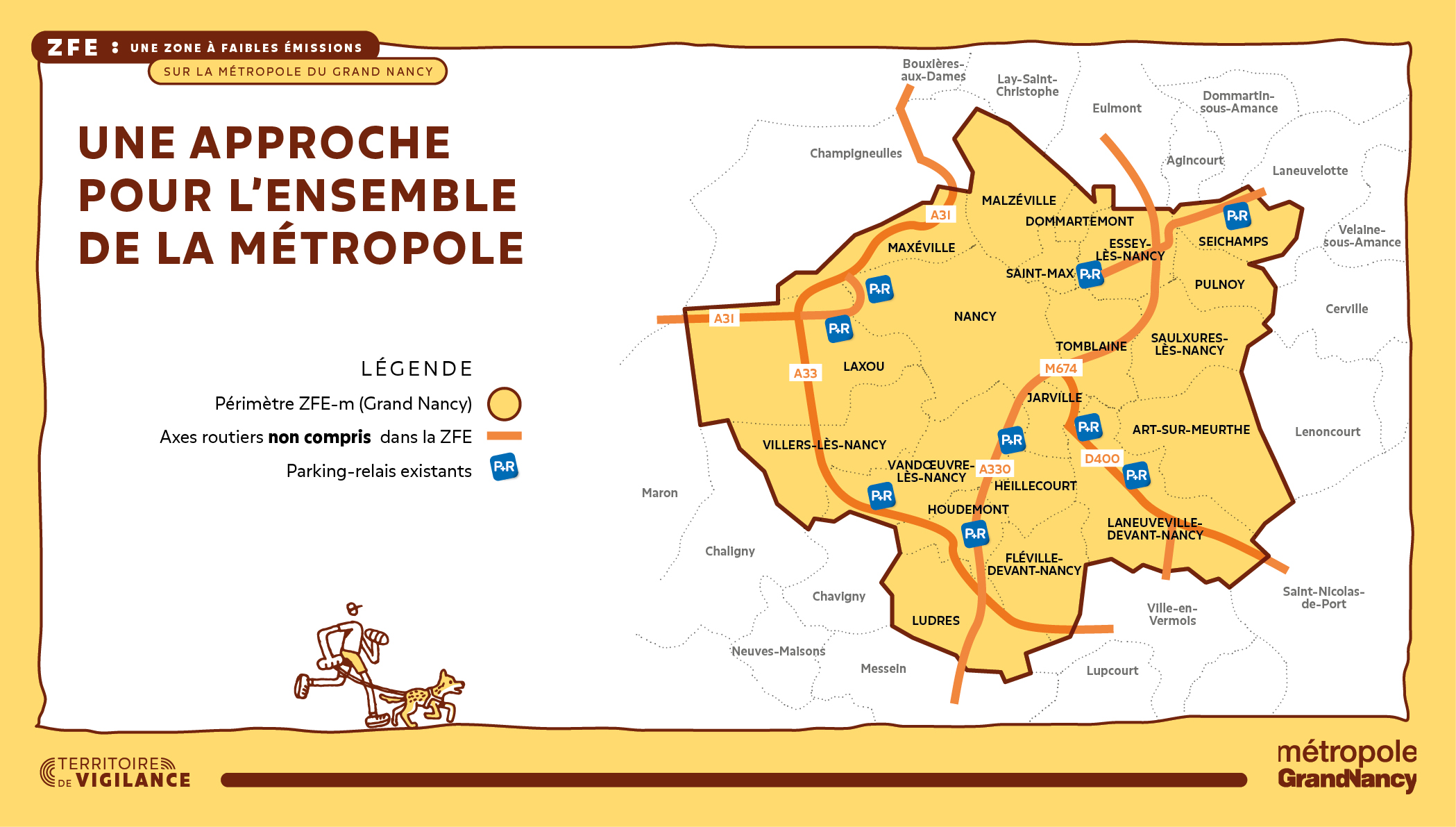 Zone à faibles émissions (ZFE-m) — Métropole du Grand Nancy